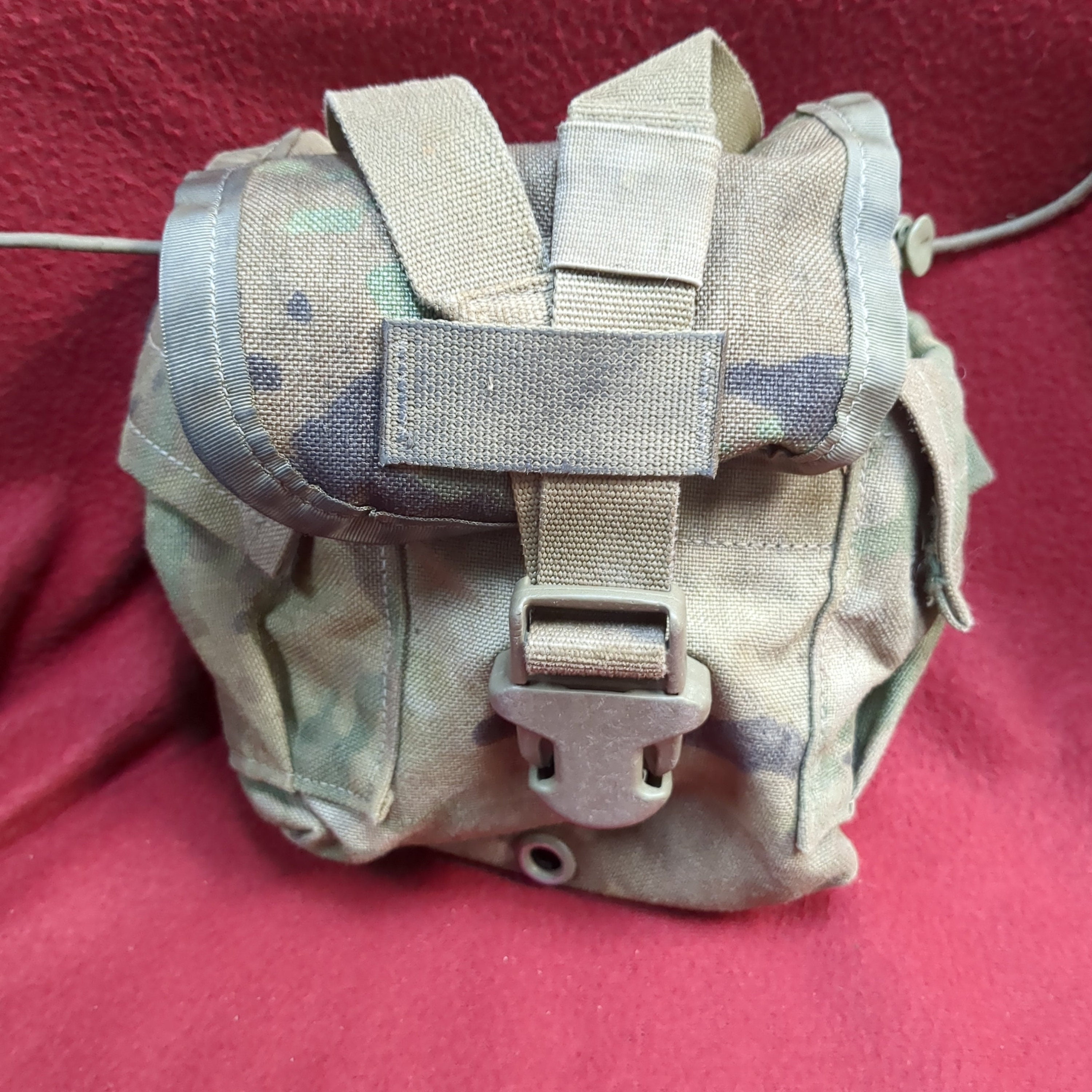 US Army OCP Camouflage Canteen Utility Molle Pouch Used 32CR-ALP10 - Etsy