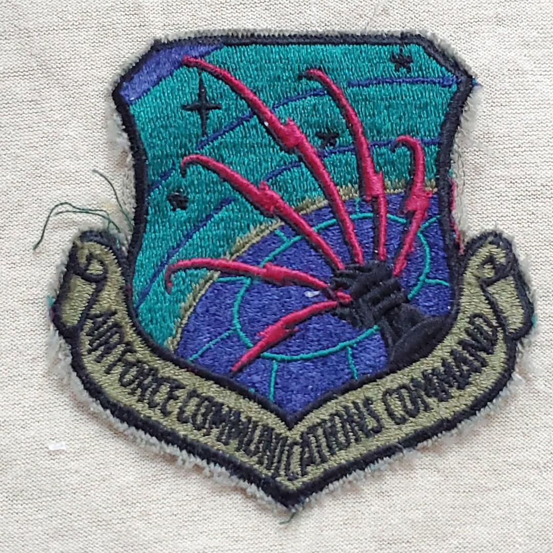 USAF Air Force Communications Command Vintage Unit Crest Badge - Etsy