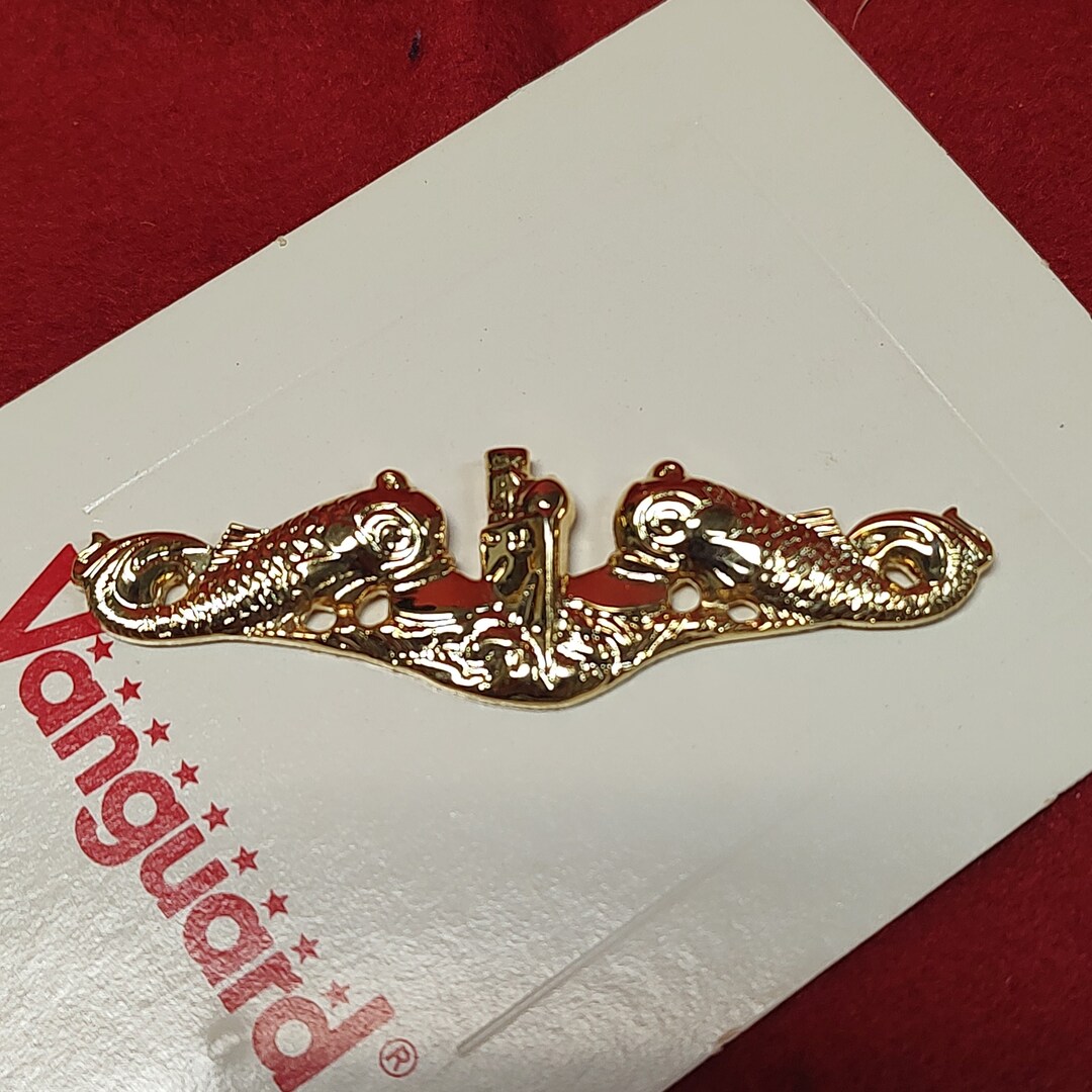 Vintage US Navy SUBMARINE WARFARE Officer Pin 14cr4 - Etsy