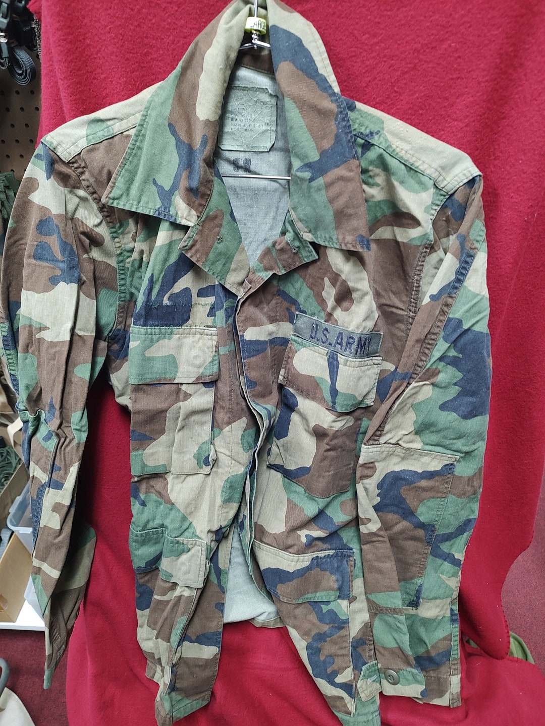 Us Army Small Regular Uniform Top Bdu Woodland Pattern 09cr6 - Etsy