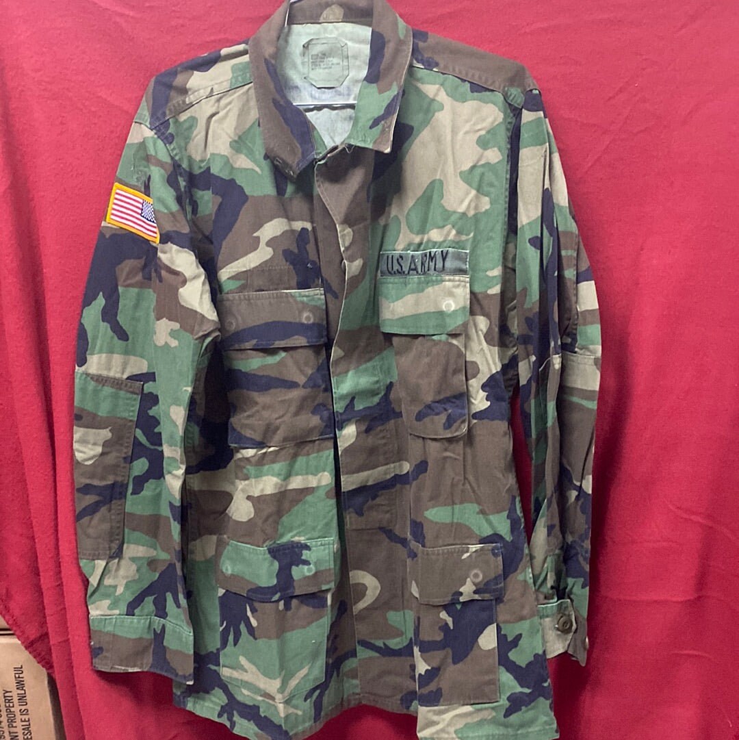 USGI US Army MEDIUM Long Uniform Top Bdu Woodland Pattern 05cc10 - Etsy
