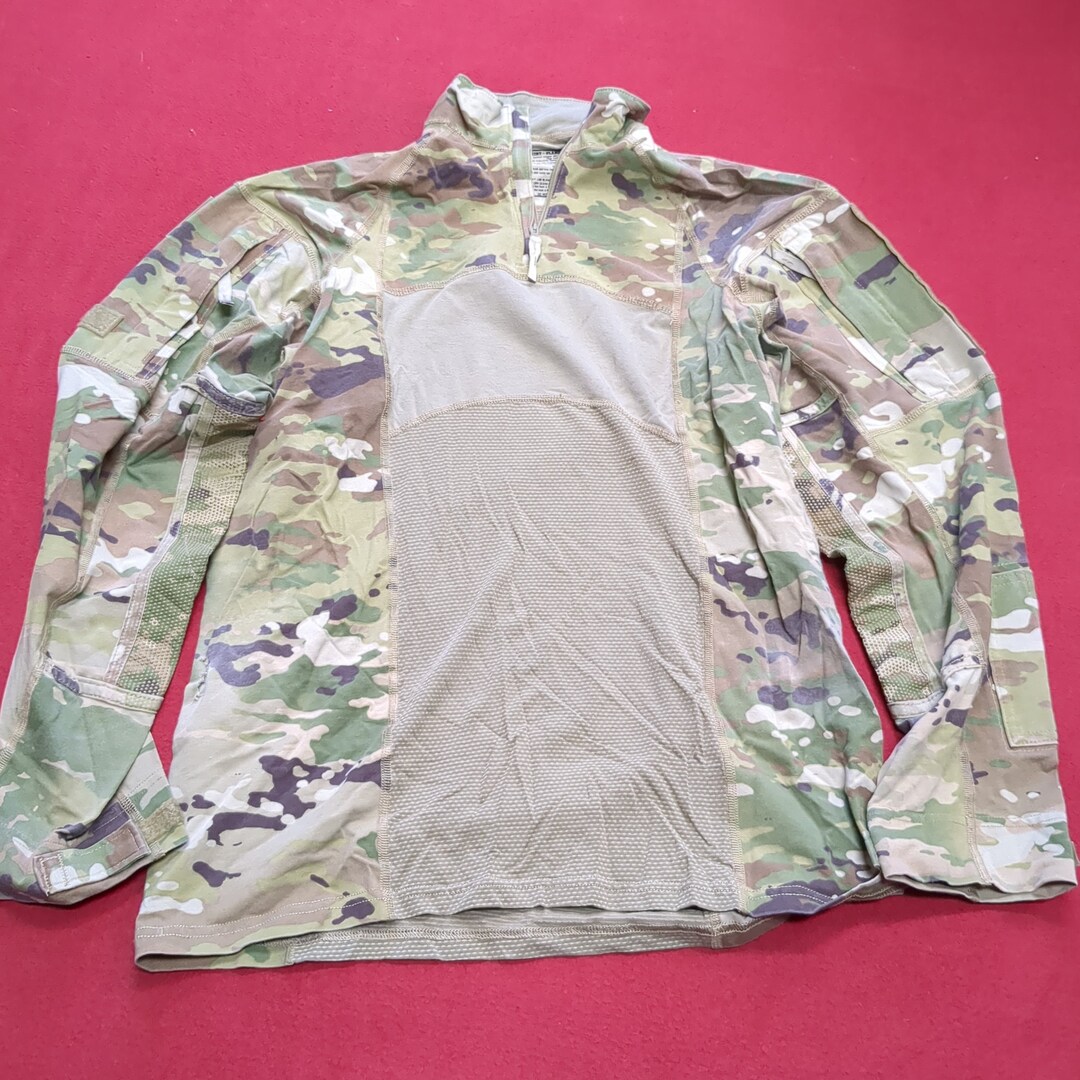 Nos Us Army Medium 1/4 Quarter Zip Type 2 Combat Ocp Multicam Frac Top ...