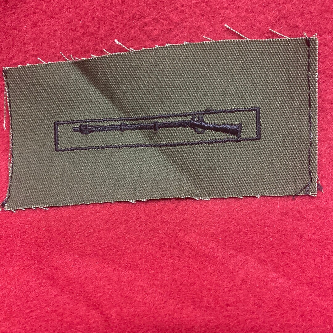 VINTAGE US Army EXPERT Infantryman Badge Patch Sew on Subdued Od Black ...