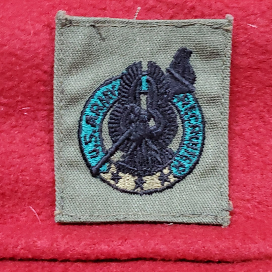 VINTAGE US Army RECRUITER Patch Sew on Subdued Od Black 1odp10 - Etsy