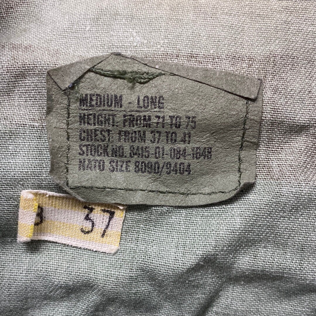 USGI US Army MEDIUM Long Uniform Top Bdu Woodland Pattern 05cc12 - Etsy