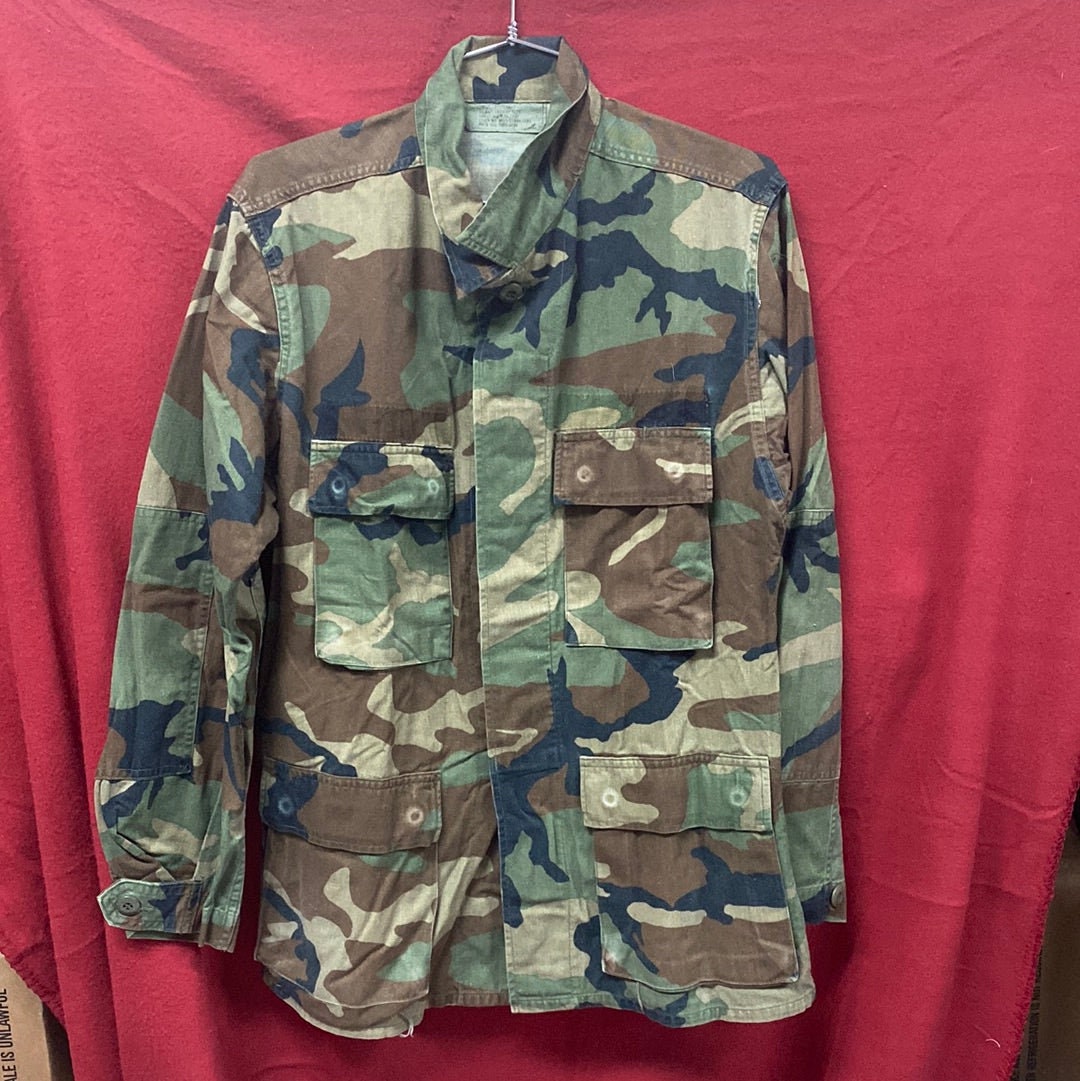 Us Army Small Regular Uniform Top Bdu Woodland Pattern 05cc04 - Etsy