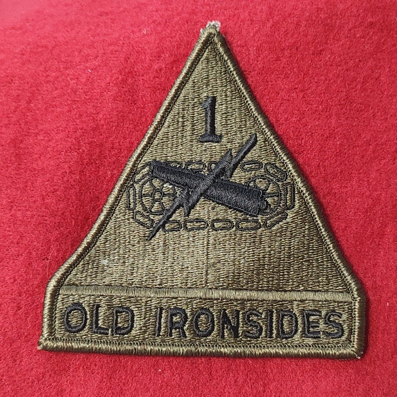 US Army 1st ARMORED DIVISION Patch Sew on 24CR5 - Etsy