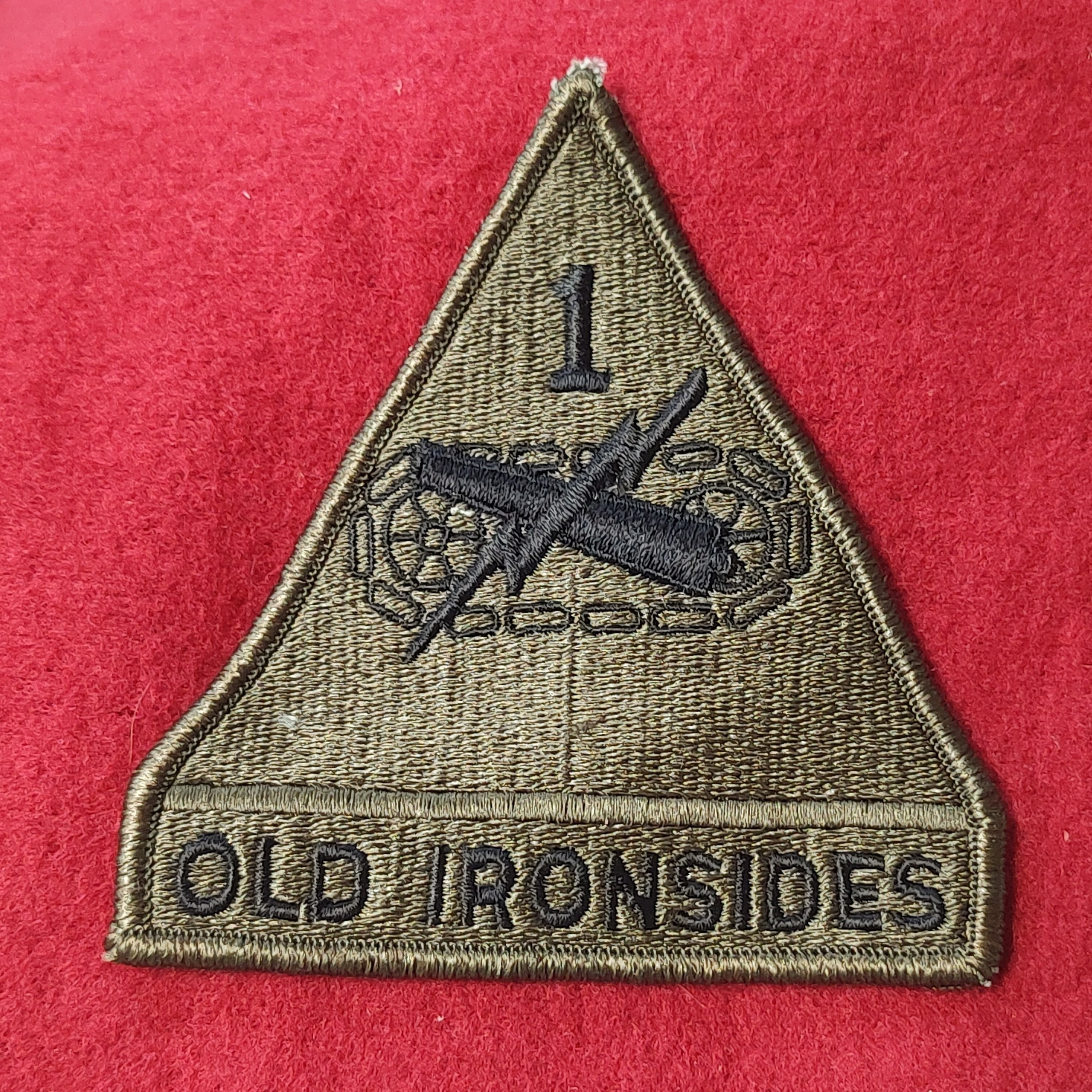 US Army 1st ARMORED DIVISION Patch Sew on 24CR5 - Etsy