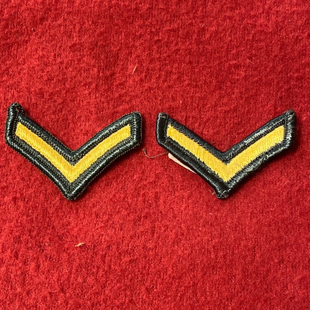 SET OF VINTAGE Us Army Private Rank Patch Sew-on 04cc103 - Etsy