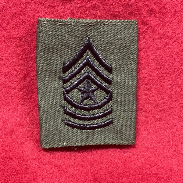 Sergeant Major Army Patch - Etsy Sergeant Major Army Patch - Etsy