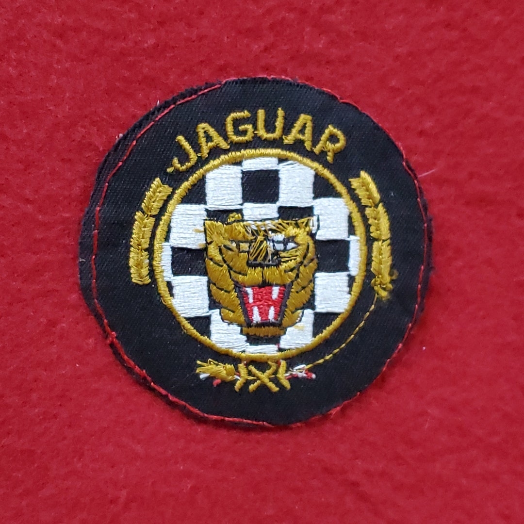 VINTAGE Badge jaguar Emblem Patch Sew on Color 04o7 - Etsy