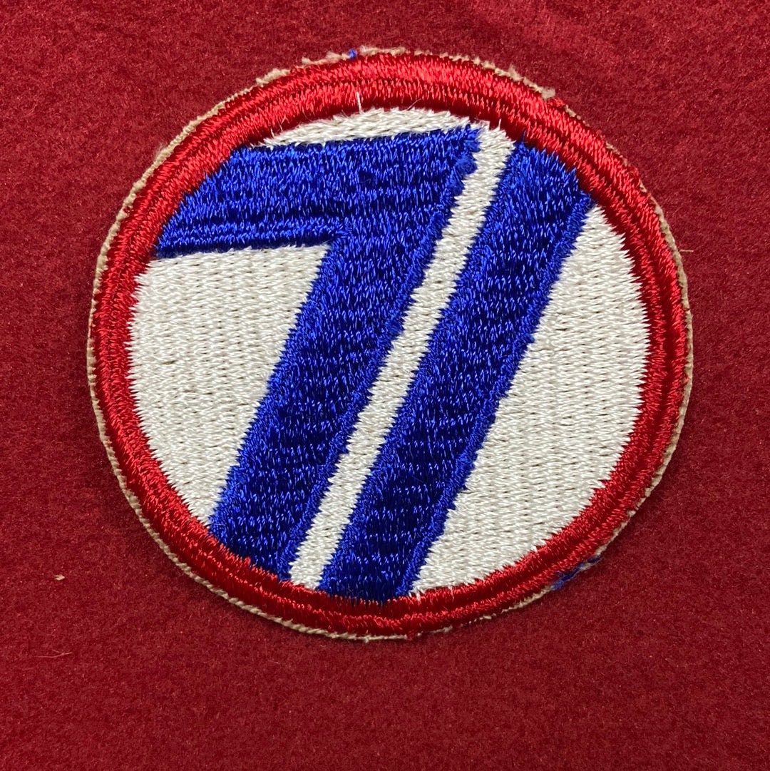 VINTAGE US Army 71st Infantry Division Patch Sew-on 12o45 - Etsy