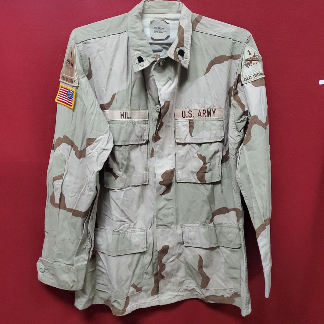 US Army Medium Long DCU Desert Camo Top Jacket Uniform 05s4 - Etsy