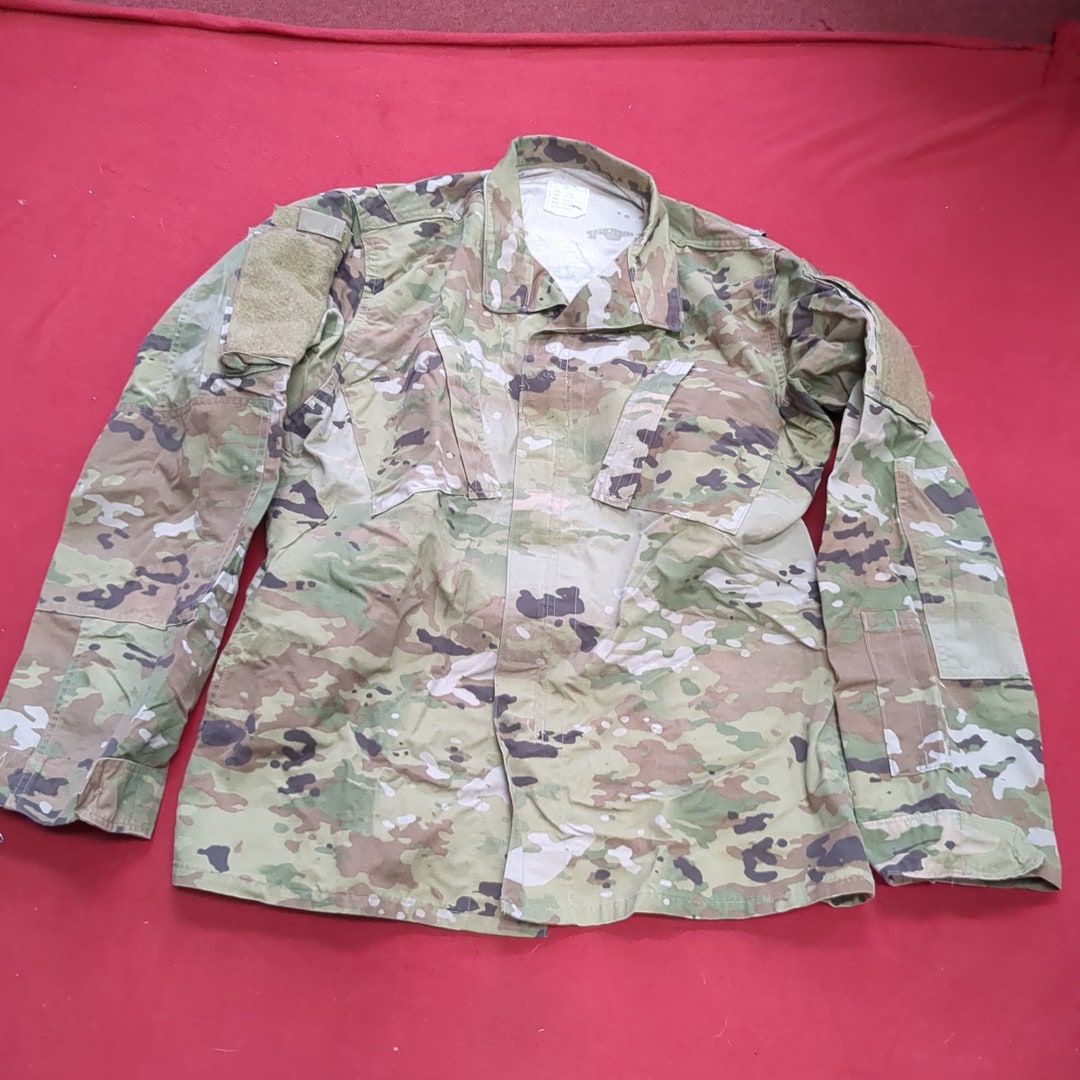 Us Army Medium Long Uniform Top Ocp Pattern Good Condition 18o2 Etsy