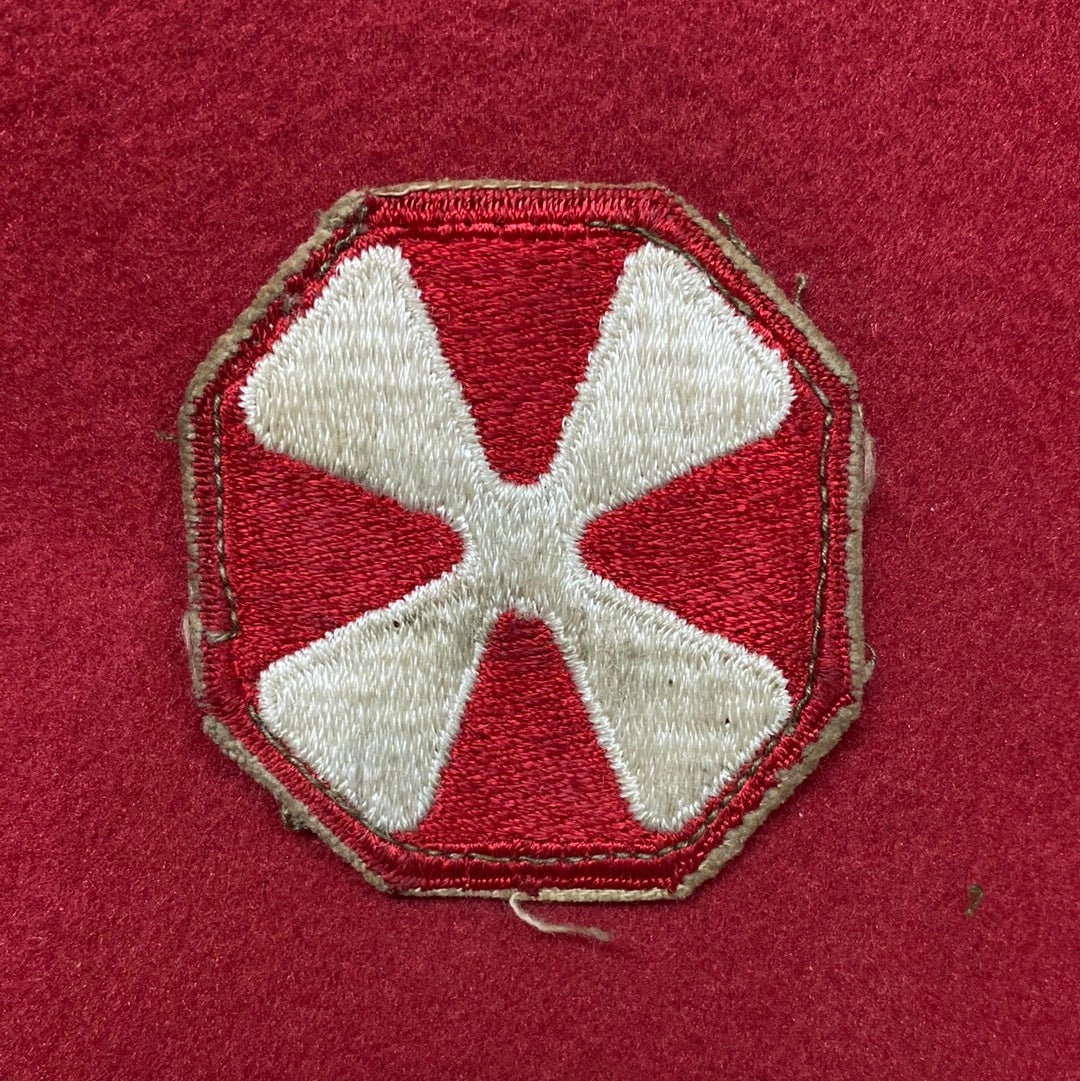 Vintage Us Army 8th Army Patch Sew On 12o72 Etsy