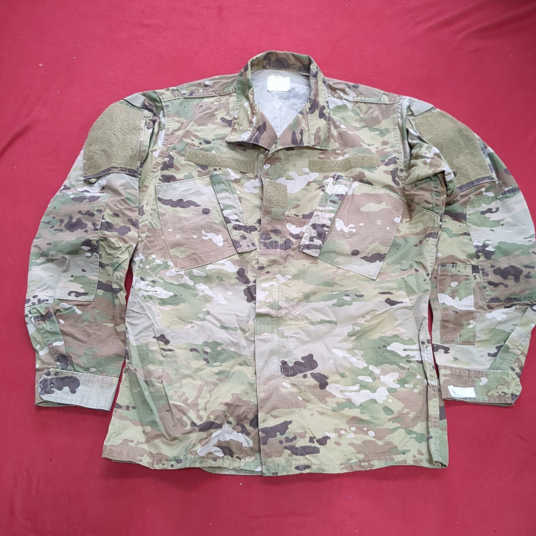 Us Army Medium Long Uniform Top Ocp Pattern Good Condition 18o8 - Etsy