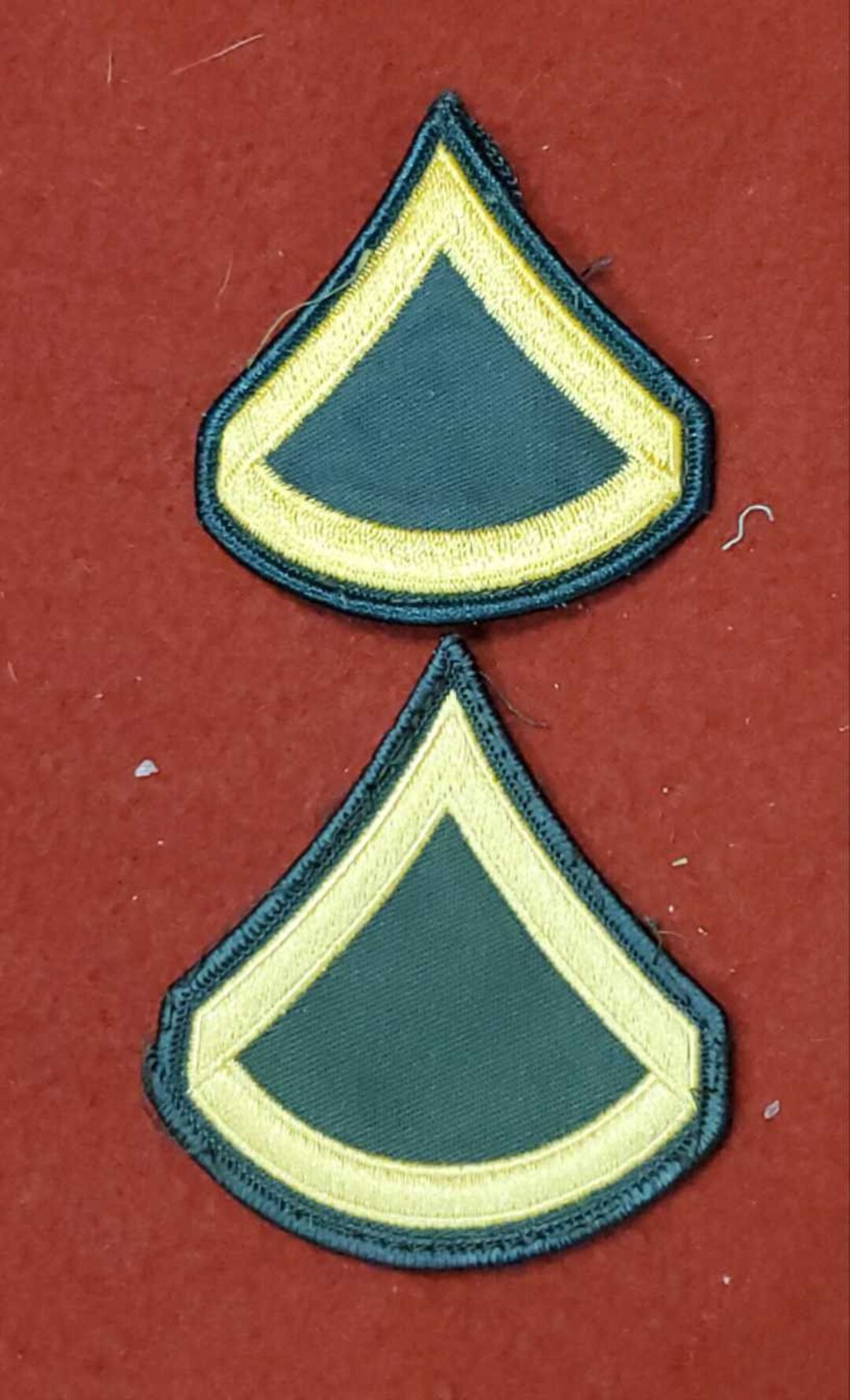 2pk US Army Dress Green Uniform PFC Private First Class Rank - Etsy