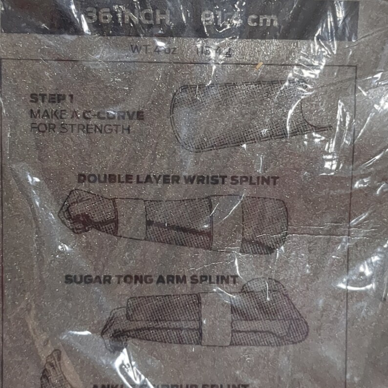 NOS LOT of Two US Army Medical Sam Splint 36 In./91.4cm ifak-jul205 - Etsy