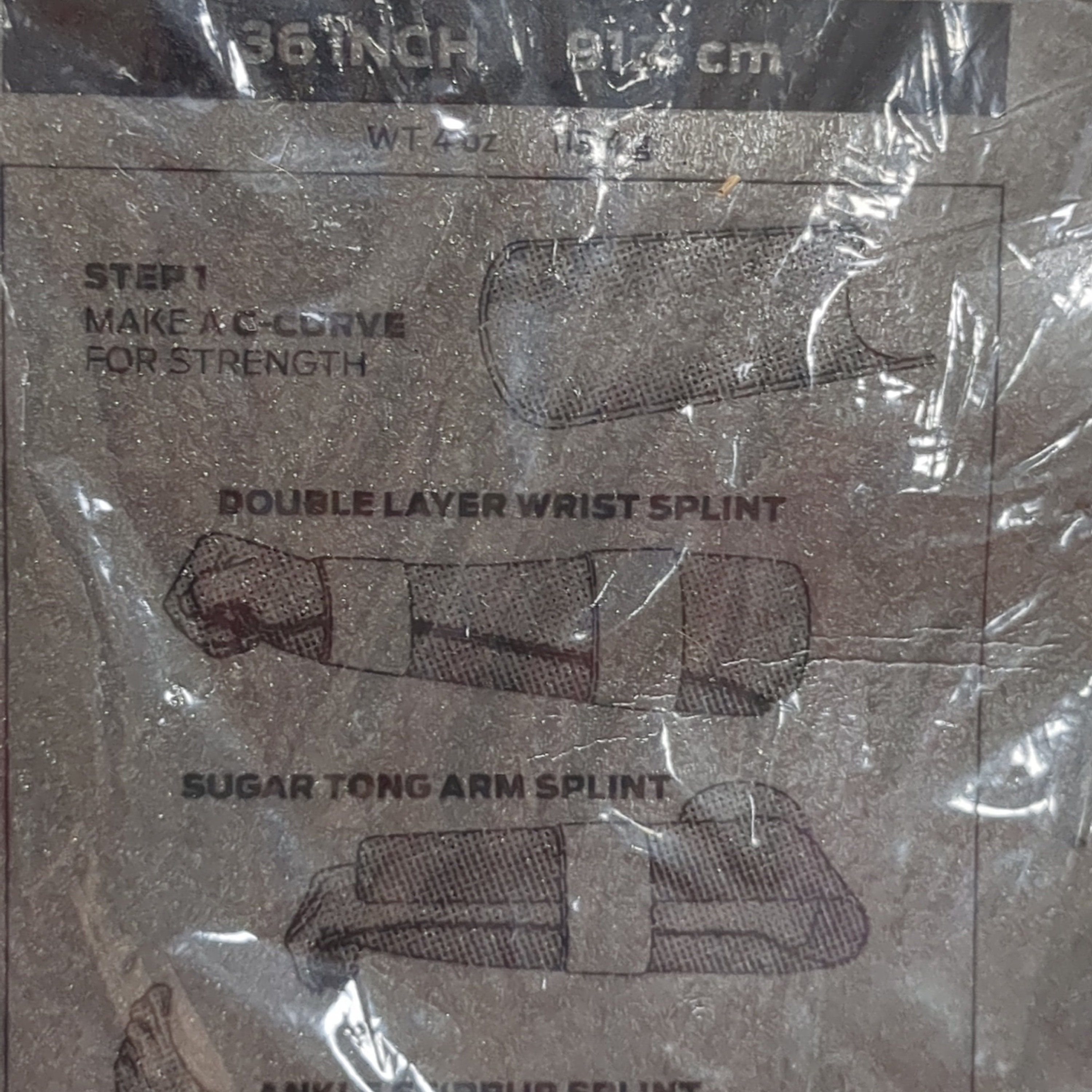 NOS LOT of Two US Army Medical Sam Splint 36 In./91.4cm ifak-jul205 - Etsy