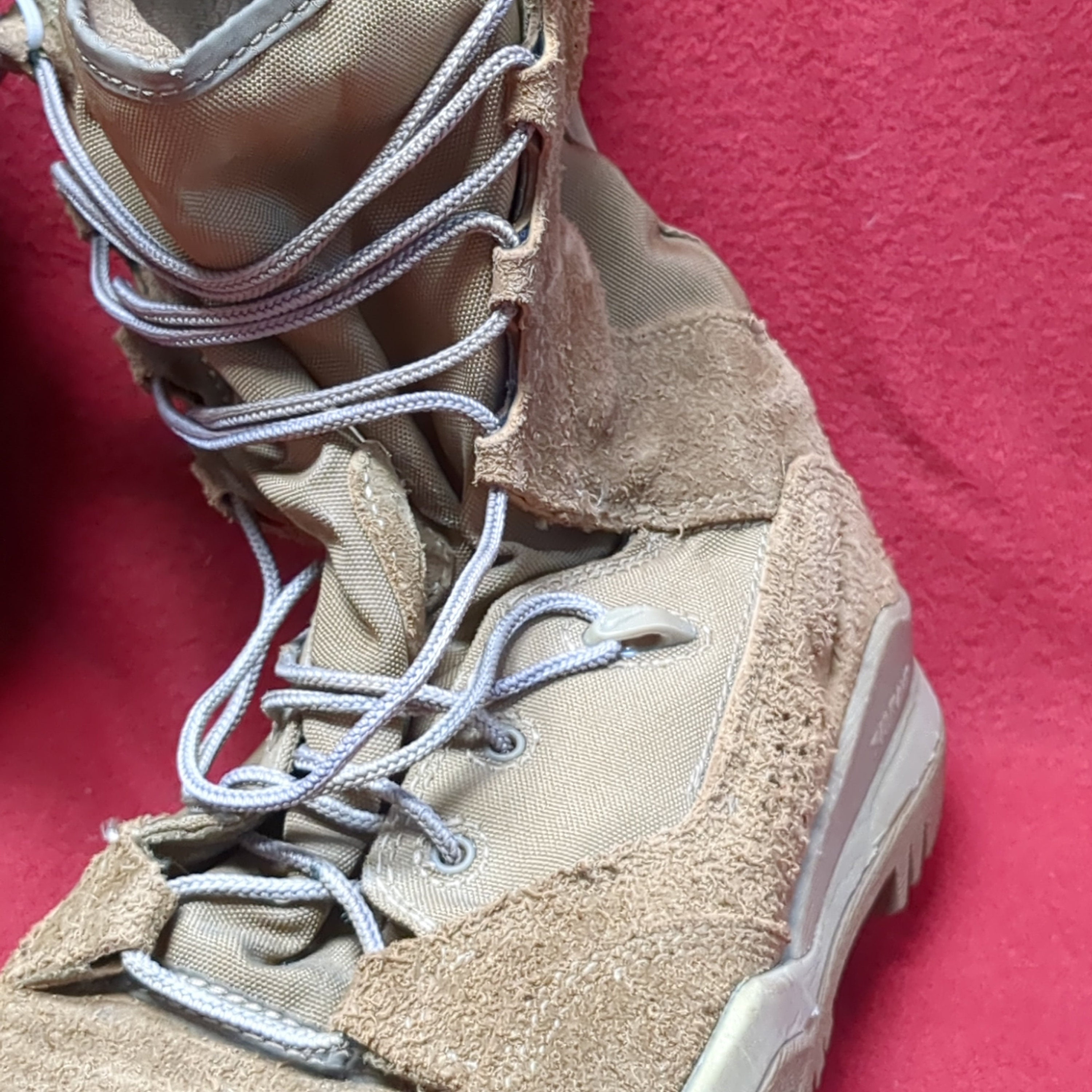 US Army Hot Weather Nike Combat Boots Desert Sand Size 7 cb2-may100 - Etsy