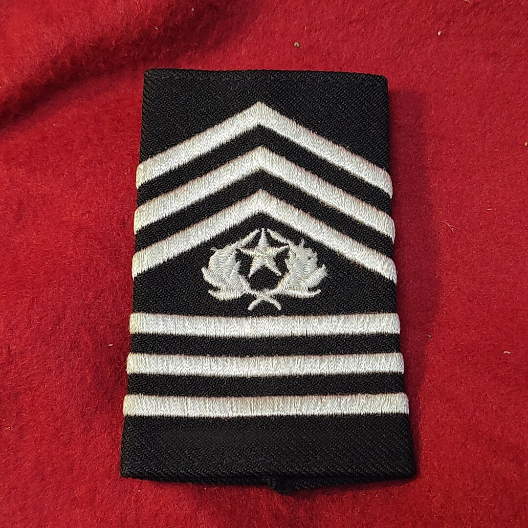 VINTAGE US Army ROTC Epaulet Command Sergeant Major Rank15cr20 - Etsy