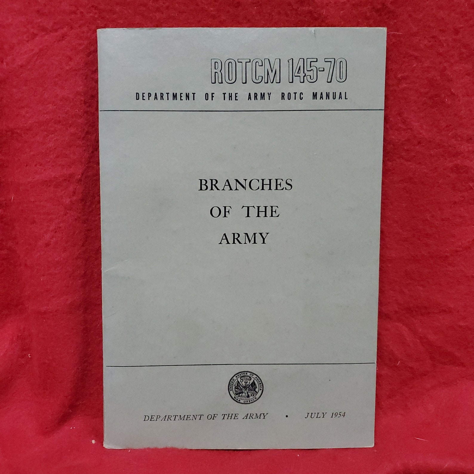 Vintage 1954 July branches of the Army Rotcm 145-70 wkrp - Etsy