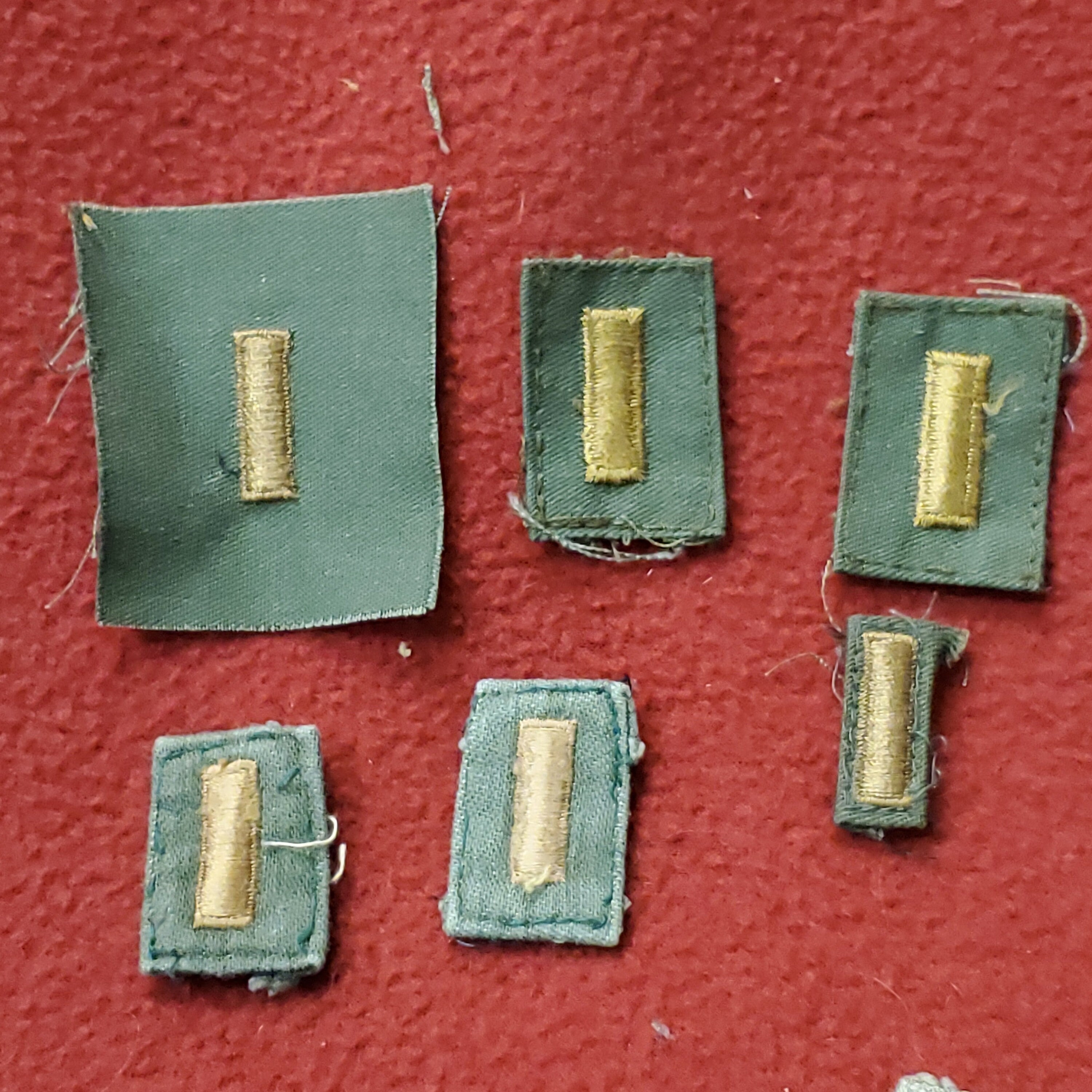 LOT of Vietnam Era US Uniform 2LT Rank Male Gold/green v5l - Etsy
