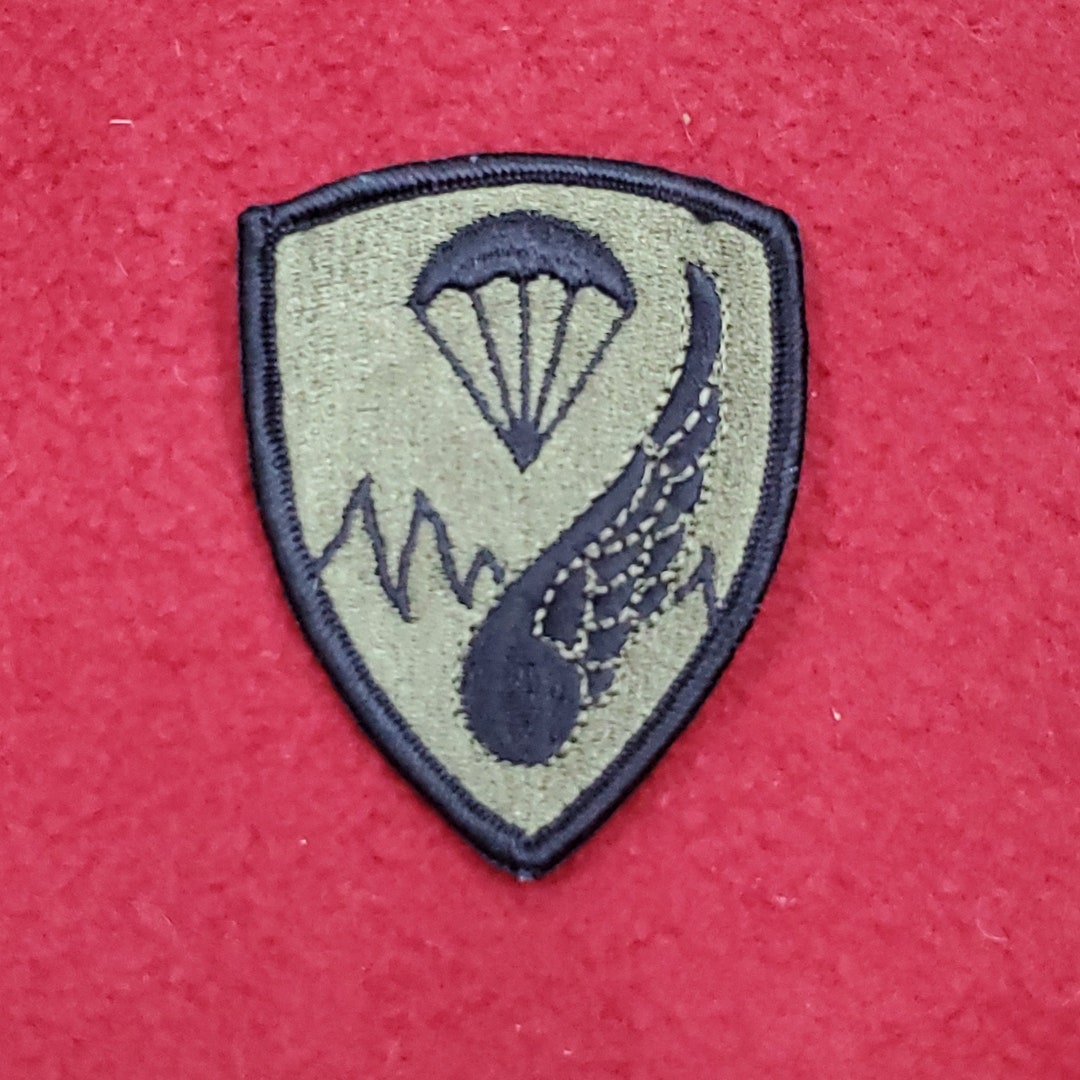 US Army 187th Airborne Regiment Combat Training Subdued Sew on Patch ...