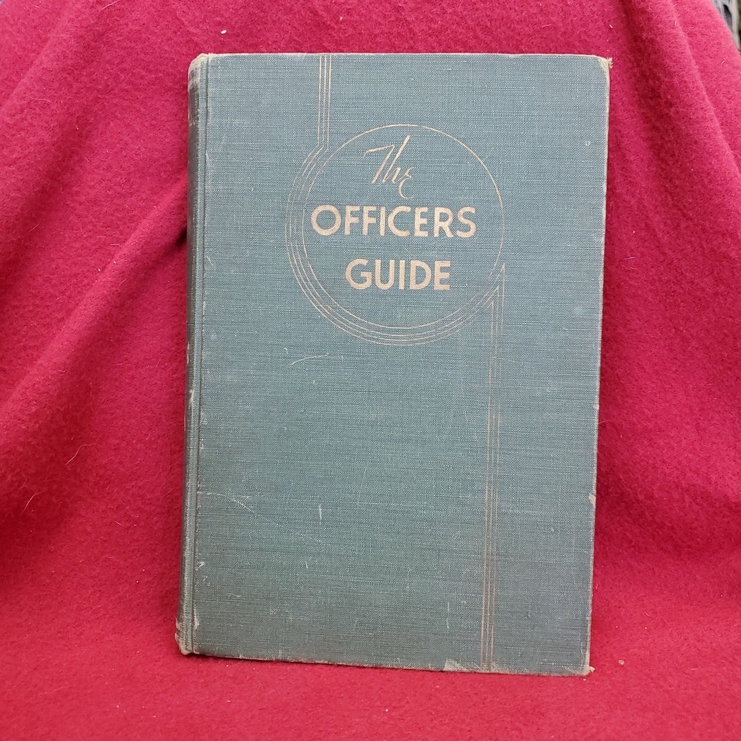 Vintage 1952 the OFFICER'S Guide 19th Edition 25s - Etsy