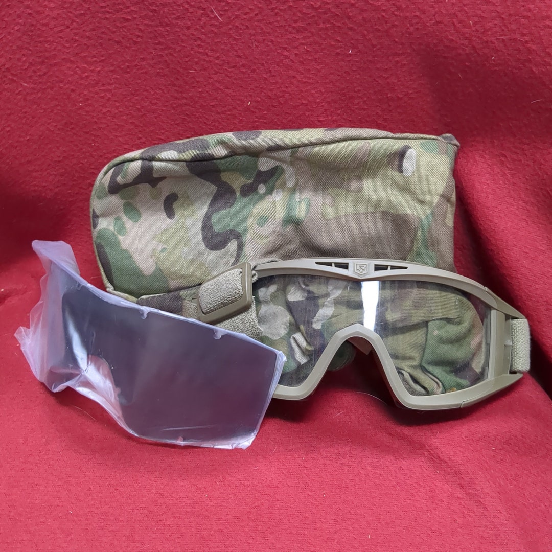 US Army Revision Sand and Wind Goggles Clear and Dark Frames OCP cl2 ...