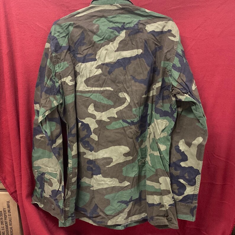 USGI US Army MEDIUM Long Uniform Top Bdu Woodland Pattern 05cc12 - Etsy
