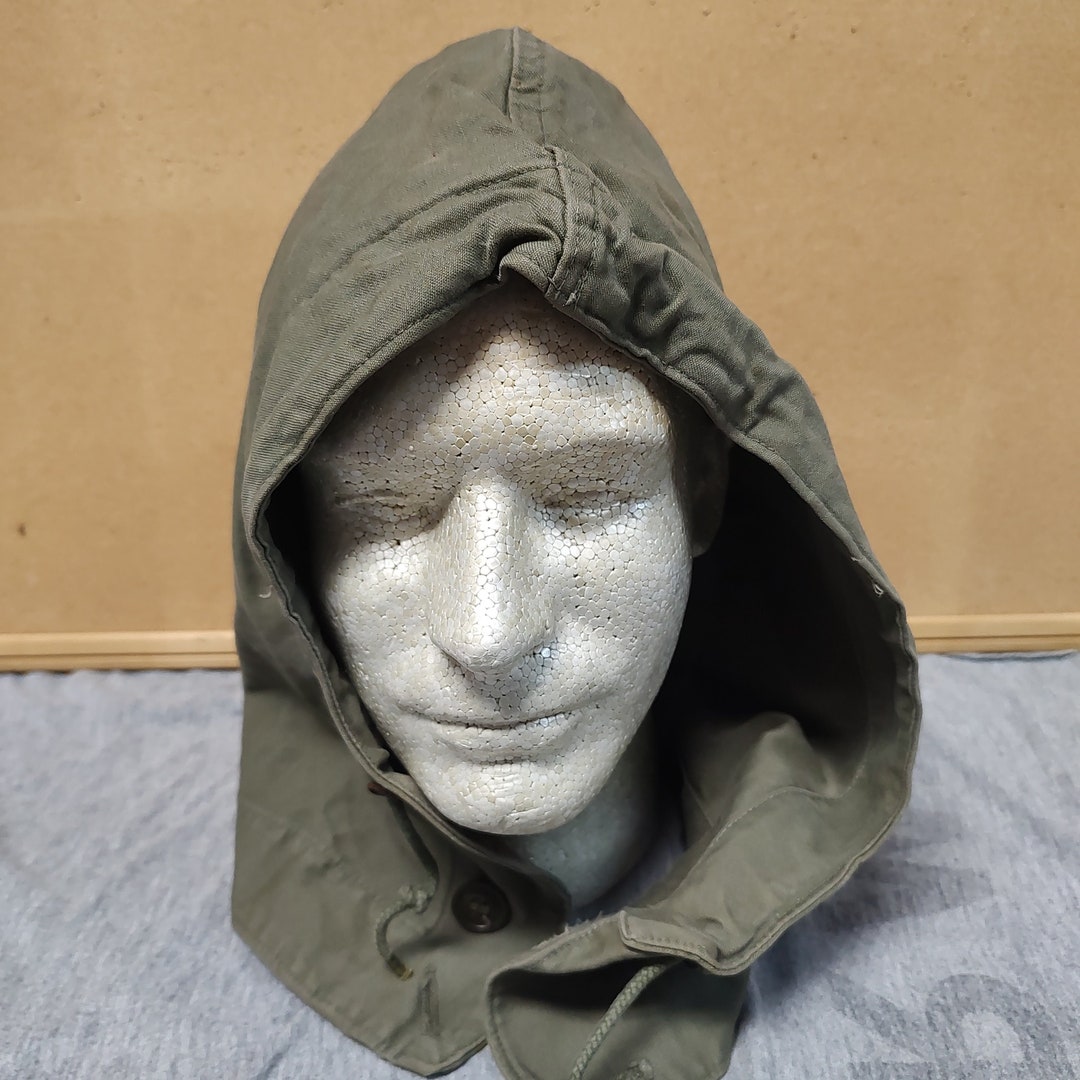 Vintage Us Army Hood for Field Jacket M-1943 Wwii World War Ii Olive ...