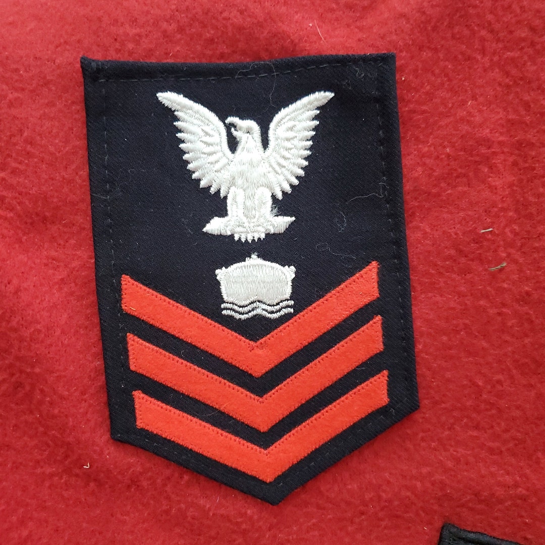 VINTAGE US Navy Coast Guard MINEMAN First Class Sew on Patch 08cc37 - Etsy