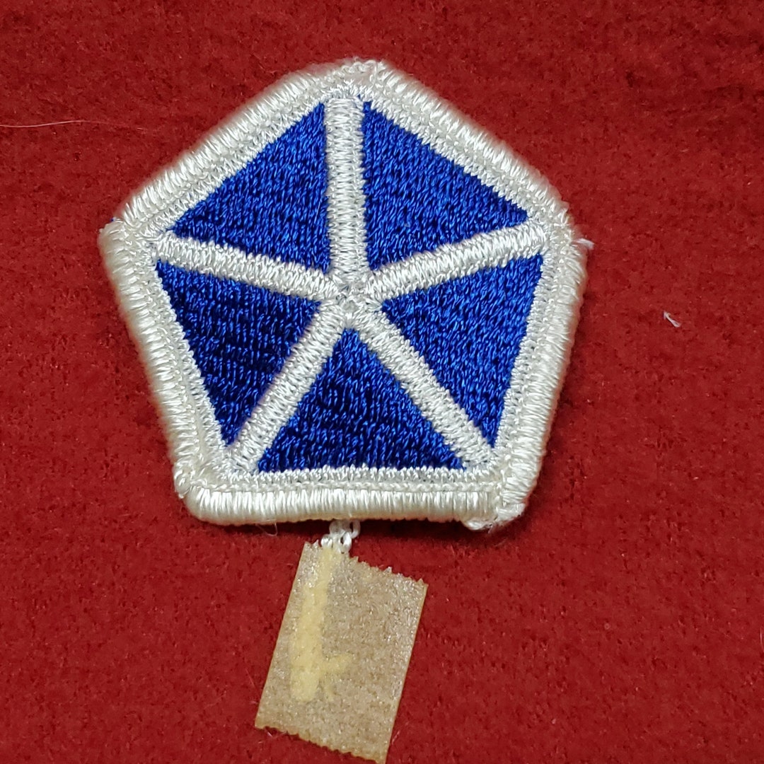 VINTAGE 1970 US Army 5th Corps Sew-on Patch Insignia Oswald Schicker ...