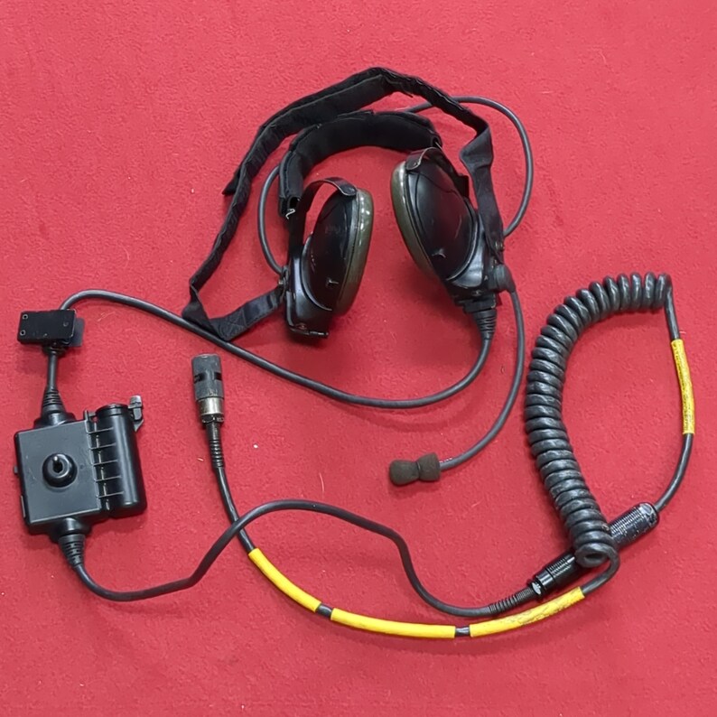 US Army Bose Tri-port Military Tactical Headset W/ Microphone and ...