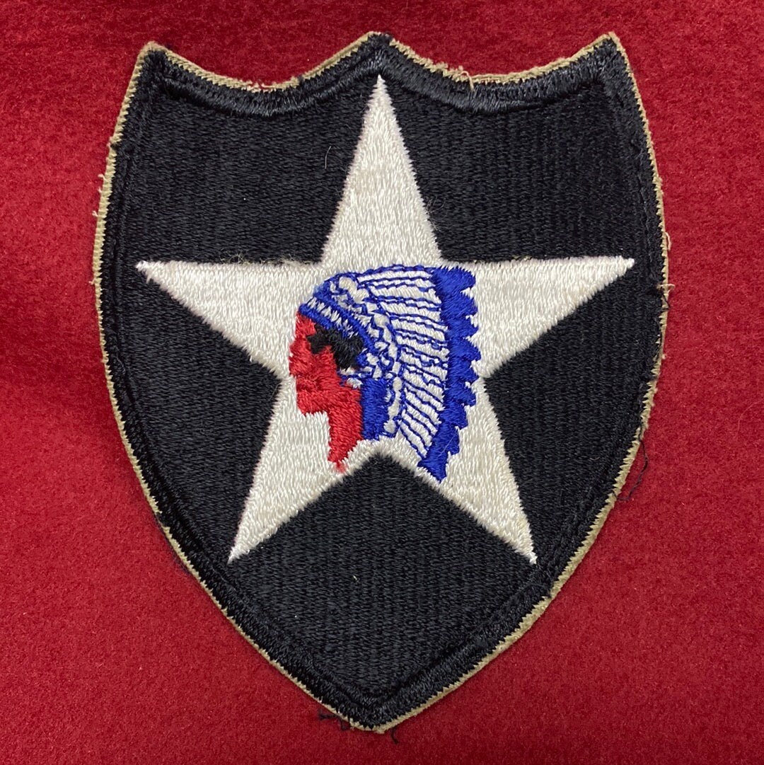 VINTAGE US Army 2nd ID Patch Sew-on 12o24 - Etsy