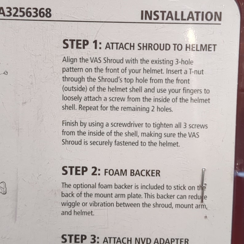 NOS US Army Vas Shroud ACH Base Plate Tan bar-may224 - Etsy