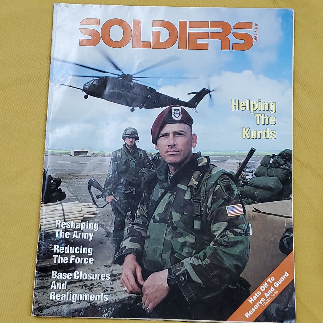 SOLDIERS Magazine, July., 1991 30o - Etsy