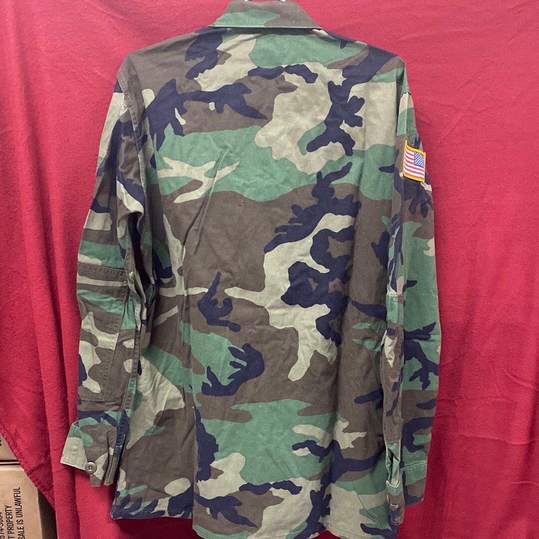 USGI US Army MEDIUM Long Uniform Top Bdu Woodland Pattern 05cc10 - Etsy