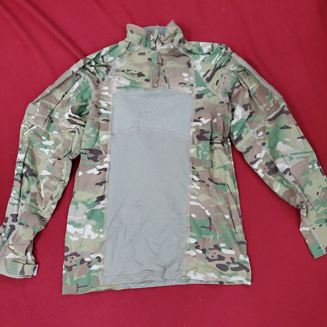 Nos Us Army Medium Deployment 1/4 Quarter Zip Combat Ocp Multicam Frac ...