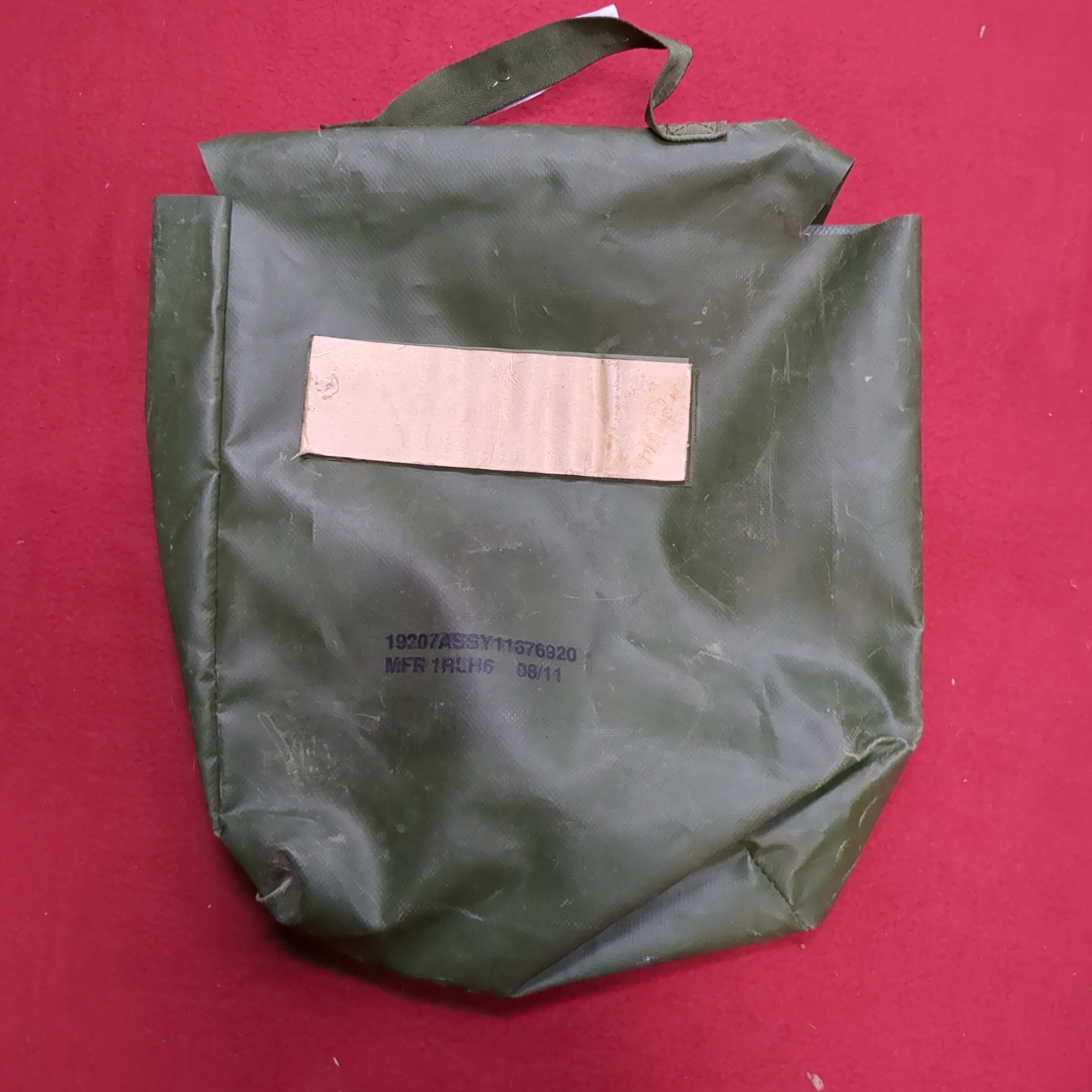Vintage US Army Pamphlet Bag Assembly OD Vinyl Pouch 11676920 Good ...