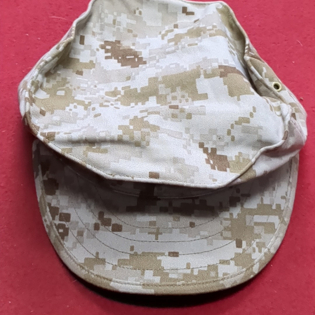 US Army USMC Marine Corps Garrison Cap Small Desert Marpat Camo 11s20 ...