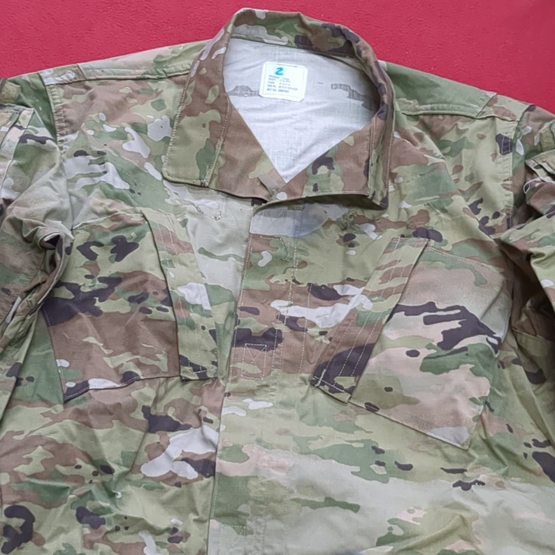 Us Army Medium Long Uniform Top Ocp Pattern Good Condition 18o3 - Etsy