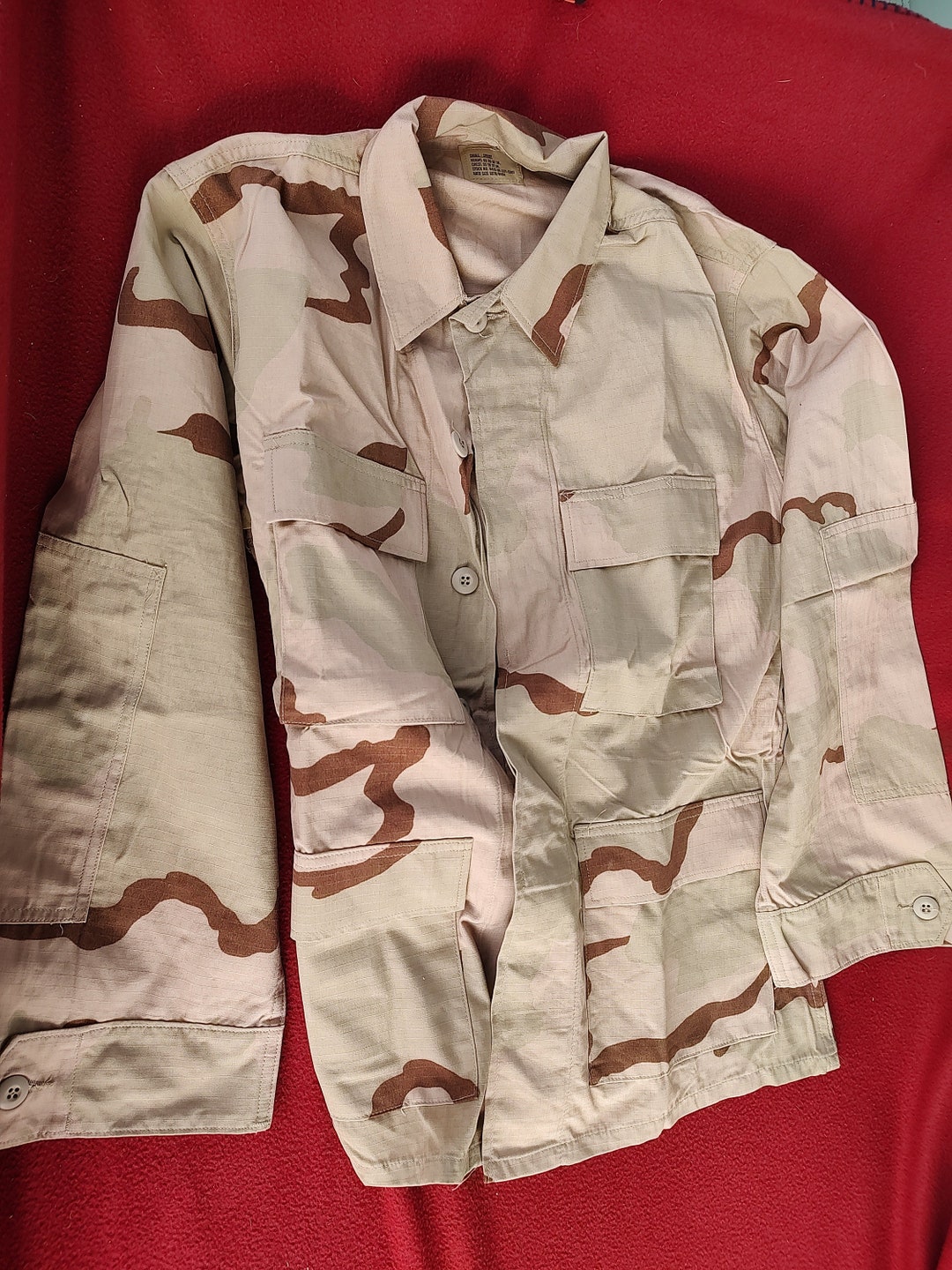 US Army DCU Desert Camo Blouse Size Small Short 41CR24 - Etsy