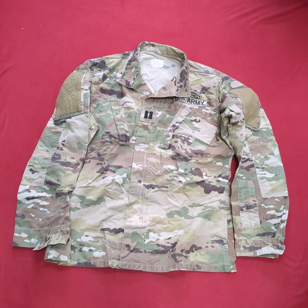 Us Army Medium Long Uniform Top Ocp Pattern Good Condition 18o7 - Etsy