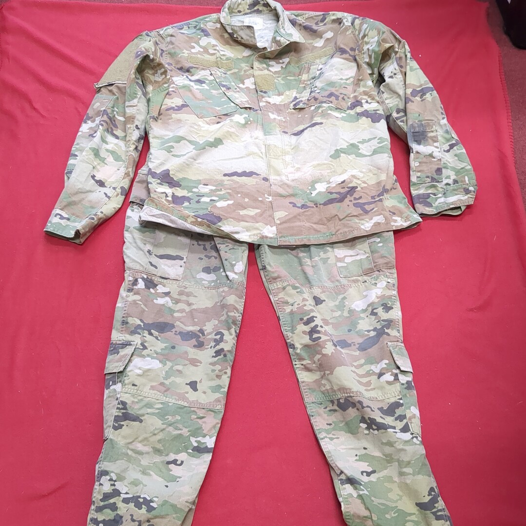SET of US Army LARGE Long Top/large Reg Pants Traditional Ocp Uniform ...
