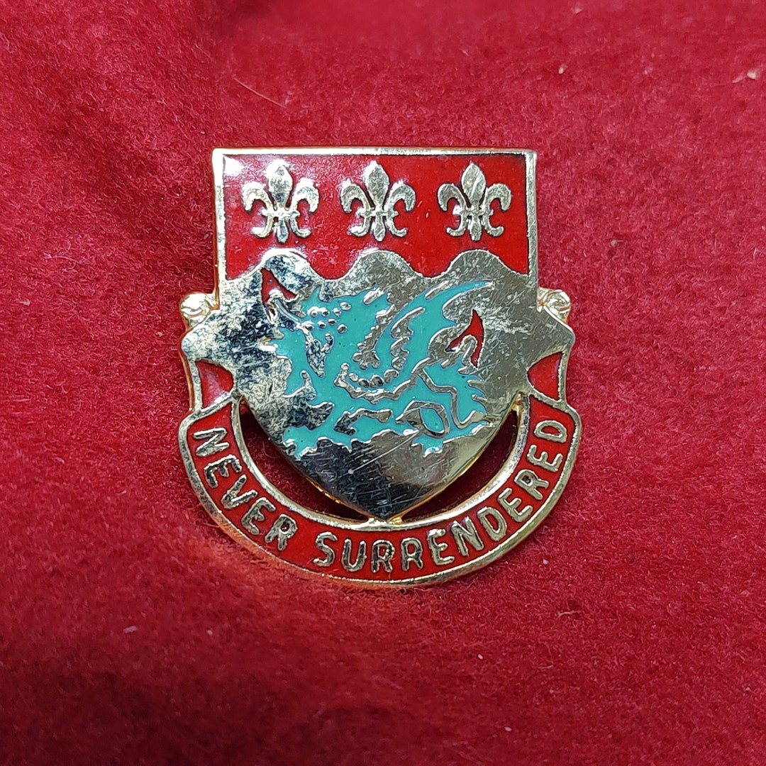 VINTAGE US Army 263rd ARMOR Unit Crest Pin 14cr19 - Etsy