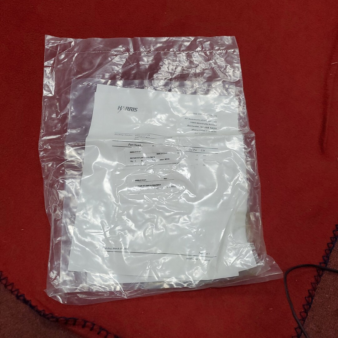HARRIS RFCD Dipole Element Repair Kit 09g15 - Etsy