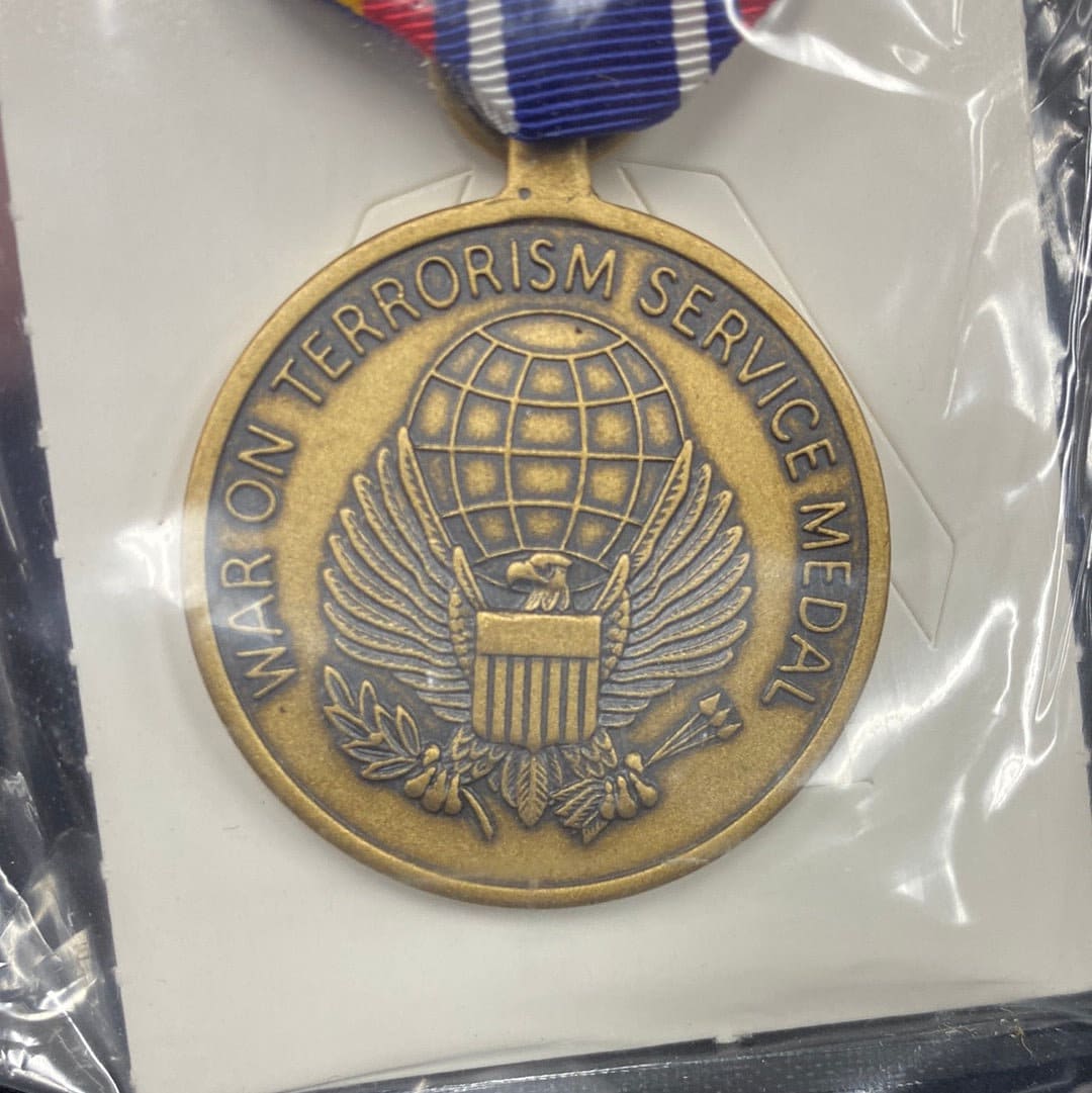 VINTAGE US Army Gwot SERVICE Medal Ribbon 07cc51 - Etsy