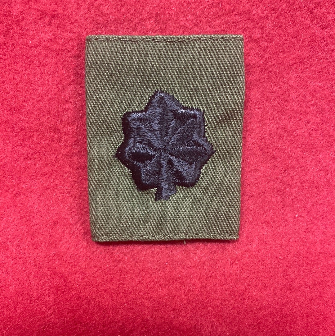 VINTAGE US Army LIEUTENANT Colonel Patch Gortex Subdued Od Black 04cc02 ...